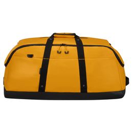 Reisetasche Samsonite "ECODIVER DUFFLE L", Damen, Gr. B/H/T: 69cm x 36cm x 37cm, gelb, Nylon, Polyester, unifarben, Taschen Reisetasche, mit Rucksackfunktion Reisetasche Weekender Sporttasche