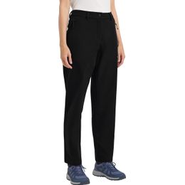 Outdoorhose Jack Wolfskin "PICO TRAIL PANTS W", Damen, Gr. 36, N-Gr, schwarz, Obermaterial: 100% Polyester, Hosen Outdoorhose