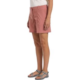 Shorts Jack Wolfskin "DESERT SHORTS W", Damen, Gr. 44, N-Gr, rot (mineral rot), Obermaterial: 95% Polyamid, 5% Elasthan, Hosen Shorts
