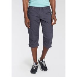 MAN'S WORLD Cargobermudas MAN'S WORLD, Herren, Gr. 68, N-Gr, blau (dunkelblau), Obermaterial: 100% Baumwolle, unifarben, regular fit knieumspielend, Hosen Cargobermudas, in 3/4-L&auml;nge, Topseller