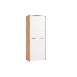 Kleiderschrank Inosign "Varadero, FSC-zertifizierter Holzwerkstoff, Made in Europe", wei&szlig; (opaque wei&szlig;), B:80,5cm H:203,5cm T:53cm, Holzwerkstoff, Schr&auml;nke, Kleiderschrank, 2-t&uuml;rig, 80,5/53/203,5cm, wei&szlig;-eichefarben