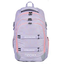 Schulrucksack neoxx "Active Pro", M&auml;dchen, Gr. B/H/T: 31cm x 45,5cm x 24cm, daydream, Polyester, Rucks&auml;cke Schulrucksack