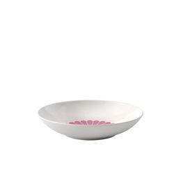 Villeroy & Boch Pastateller VILLEROY & BOCH "Pastaschale Fleur Couleur &oslash; 24 cm", pink (cassis), L:24cm, Speiseteller, Pastateller