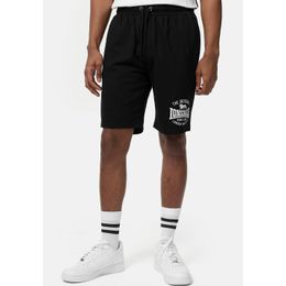 Sweatshorts Lonsdale "TRAPRAIN", Herren, Gr. XXL (60), N-Gr, schwarz, Obermaterial: 60% Baumwolle, 40% Polyester, kniefrei, Hosen Sweatshorts