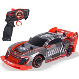 RC-Auto DICKIE TOYS "Audi S1 E-Tron Quattro Drift Car", schwarz (schwarz, rot), Fernlenkfahrzeuge, Kinder, Kunststoff, RC-Auto