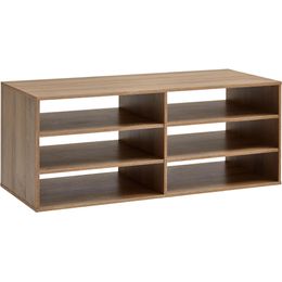 Regalelement FMD "Calvia 15", alteiche, B:84,5cm H:33,5cm T:35cm, Holzwerkstoff, Regale, Regalelement