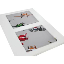 Platzset WIRTH "Planes Delta" Gr. 1, grau (hellgrau), B:40cm L:30cm, Obermaterial: 100% Polyester, Platzsets, Platzset, Disney