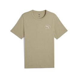 T-Shirt Puma "CLASS GRAPHIC TEE", Herren, Gr. XXL, lux army, Jersey, Obermaterial: 100% Baumwolle, unifarben, regular fit normal, Rundhals, Shirts T-Shirt, Regular Fit Passform, Kurzarmdesign, Rundhalsausschnitt