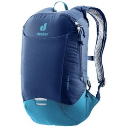 Kinderrucksack Deuter "JUNIOR BIKE 8 L", nightblau, wave, Rucks&auml;cke, M&auml;dchen, B/H/T: 22cm x 38cm x 14cm, Obermaterial: 100% Polyester, Kinderrucksack, f&uuml;r Radsport und aktive Freizeit, sportlicher Stil, aus Polyester, B:22cm H:38cm T:14cm