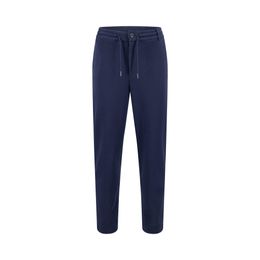 Stoffhose Fynch-Hatton, Damen, Gr. 3XL, N-Gr, navy, Piqu&eacute;;Interlock, Obermaterial: 53% Polyester, 42% Baumwolle, 5% Elasthan, unifarben, lang, Hosen Stoffhose, aus Polyester, Baumwolle und Elasthan, schmale Passform
