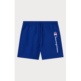 Badeshorts Champion "Icons Beachshort Long", Herren, Gr. M (48), N-Gr, blau (bai), Obermaterial: 100% Polyamid, Badehosen Badeshorts, f&uuml;r sportliche Aktivit&auml;ten, leichtes Polyamid, Polyester-Einsatz