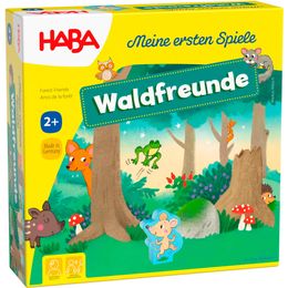 Spielesammlung Haba "Meine ersten Spiele - Waldfreunde", bunt, Spiele, Kinder, Holz, Pappe, Spielesammlung, Made in Germany