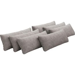 Sofakissen OTTO HOME "Mikado", grau (taupe), B:65cm H:25cm T:10cm, 100% Polyester, Polsterauflagen, Sofakissen, 3,5,6,7-teilige Kissen-Sets zur Auswahl