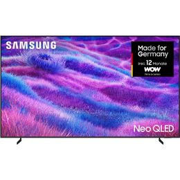 Samsung QLED-Fernseher "GQ100QN80FU", Energieeffizienz: F, schwarz, 100 &Prime;, Fernseher, QLED-Fernseher