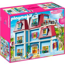 Konstruktions-Spielset Playmobil "Mein Gro&szlig;es Puppenhaus (70205), Dollhouse", bunt, Spielbausteine, Kinder, Kunststoff, Konstruktions-Spielset, Made in Germany