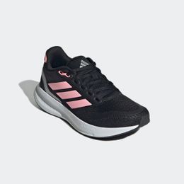 Laufschuh adidas Sportswear "RUNFALCON 5", Jungen, Gr. 40, schwarz (core schwarz, pink spark, silber metallic), Synthetik, Textil, Schuhe Laufschuh, f&uuml;r Kinder