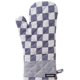 Topfhandschuhe DDDDD "Barbeque, 18x36 cm, Baumwolle", blau, B:18cm H:36cm, 100% Baumwolle, Topflappen, Topfhandschuhe