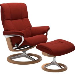 Fu&szlig;hocker stressless "Mayfair", rot (rot dinamica), B:55cm H:41cm T:39cm, Leder BATICK: BATICK ist ein leicht korrigiertes, durchgef&auml;rbtes und genarbtes M&ouml;belleder, bei dem die meisten Unebenheiten und Spuren in der Regel entfernt wurden.;Leder PALOMA: PALOMA ist ein durchgef&auml;rbtes Semianilin-M&ouml;belleder mit nat&uuml;rlicher Narbung.;ROHLEDER Stoff Q2 FARON: Ein fester zuverl&auml;ssiger Boucl&eacute; mit einem str