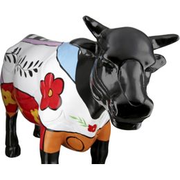 Tierfigur CASABLANCA BY GILDE "Skulptur Cow", bunt, B:63cm H:39cm T:18cm, Kunstharz, Dekofiguren, Tierfigur