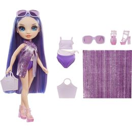 Anziehpuppe RAINBOW HIGH "Rainbow High Swim & Style Fashion Doll- Violet (Purple)", lila, Puppen, Kinder, Anziehpuppe
