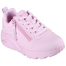 Sneaker Skechers "UNO LITE", M&auml;dchen, Gr. 33, rosa (hellrosa), Lederimitat, unifarben, Schuhe Sneaker, Plateausneaker, Chunky Sneaker, Keilsneaker mit cooler Laufsohle