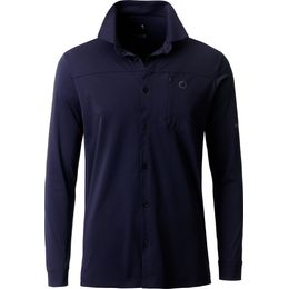 Outdoorhemd LPO "MAVERICK MN", Herren, Gr. 3XL, Normalgr&ouml;&szlig;en, blau (navy), 100% Polyester, regular fit, Hemden Outdoorhemd