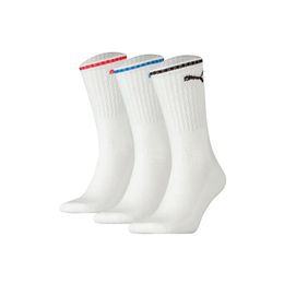 Kurzsocken Puma "Socken 3er Pack", Damen, Gr. 43-46, wei&szlig;, Obermaterial: 76% Baumwolle CO. 21% Polyester PES. 2% Elastodien ED. 1% Elasthan EL., Socken Kurzsocken