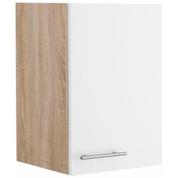 H&auml;ngeschrank Optifit "Kalmar", wei&szlig;, B:40cm H:58cm T:35cm, Holzwerkstoff, Schr&auml;nke, H&auml;ngeschrank, Breite 40 cm