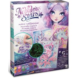 Kreativset NEBULOUS STARS "Nebulia, Aquarelle", bunt, Kreativsets, Kinder, Kunststoff, Pappe, Kreativset
