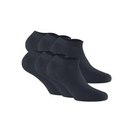 Sneakersocken Rohner Socks "Socken Sneaker Bamboo 3er pack 6er Pack", Damen, Gr. 43-46, schwarz, Obermaterial: 80% Viskose CV. 18% Polyamid PA. 2% Elasthan EL., Socken Sneakersocken