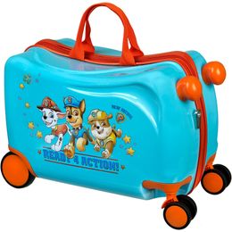 Kinderkoffer Undercover "Ride-on Trolley, Paw Patrol", M&auml;dchen, Gr. B/H/T: 47,5cm x 32cm x 23cm 20 l, bunt (paw patrol), Polycarbonat, bedruckt, Koffer Kinderkoffer, zum sitzen und ziehen