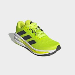 Laufschuh adidas Performance "QUESTAR 3", Herren, Gr. 48, solar slime, core schwarz, lucid lemon, Synthetik, Textil, Schuhe Laufschuh