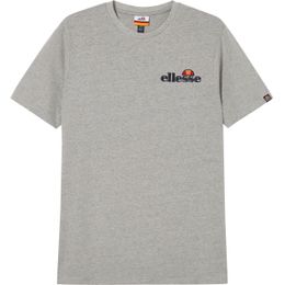 T-Shirt Ellesse "Voodoo Tee", Herren, Gr. L, grau (grau meliert), Obermaterial: 100% Baumwolle, schmal h&uuml;ftlang, Rundhals, Shirts T-Shirt