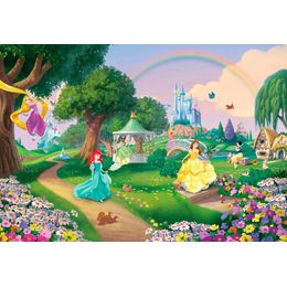 Fototapete Komar "Disney Princess Rainbow - Gr&ouml;&szlig;e 368 x 254 cm", bunt, B:368m L:254m, Papier, Tapeten, Fototapete, Kinderzimmer