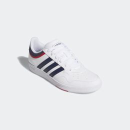 Sneaker adidas Sportswear "HOOPS 4.0", Herren, Gr. 40, wei&szlig; (cloud wei&szlig;, dunkelblau, team power rot 2), Synthetik, Schuhe Sneaker, Topseller
