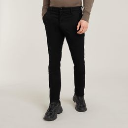G-Star Raw Chinohose G-STAR "Skinny Chino 3.0", Herren, Gr. 32, L&auml;nge 34, schwarz (dk schwarz), Web, Obermaterial: 97% Baumwolle, 3% Elasthan, unifarben, skinny fit normal, Hosen Chinohose
