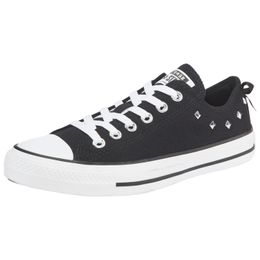 Sneaker Converse "CHUCK TAYLOR ALL STAR", Damen, Gr. 39, schwarz, wei&szlig;, schwarz, Textil, Schuhe Sneaker