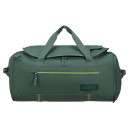 Reisetasche American Tourister "TRAILGO Duffle M 55", Damen, Gr. B/H/T: 35cm x 55cm x 25cm, gr&uuml;n (schwarz forest), Polyester, Taschen Reisetasche, Handgep&auml;cktasche Weekender Travelbag Rucksack