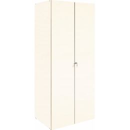 Kleiderschrank wimex "Multiraumkonzept", wei&szlig;, B:80cm H:185cm T:54cm, Schr&auml;nke, Kleiderschrank, abschlie&szlig;bar
