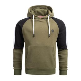 Kapuzenpullover Alessandro Salvarini "Hoodie ASFelippe", Herren, Gr. XL, gr&uuml;n (olive), Obermaterial: 65% Baumwolle CO. 35% Polyester PES., Sweatshirts Kapuzenpullover