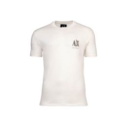 T-Shirt Armani Exchange "T-Shirt T-SHIRT 1er Pack", Herren, Gr. XL, wei&szlig;, Obermaterial: 100% Baumwolle CO., Shirts T-Shirt