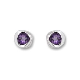Paar Ohrstecker ONE ELEMENT "Amethyst Ohrringe Ohrstecker aus 925 Silber", silber, Ohrringe, Damen, Silber 925 (Sterlingsilber), Paar Ohrstecker