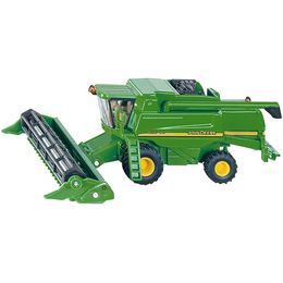 Spielzeug-M&auml;hdrescher Siku "Siku Farmer, John Deere T670i M&auml;hdrescher (1876)", gr&uuml;n, Spielzeugfahrzeuge, KinderB:11cm H:4,6cm T:13,7cm, Kunststoff, Metall, Spielzeug-M&auml;hdrescher, B:11cm H:4,6cm T:13,7cm