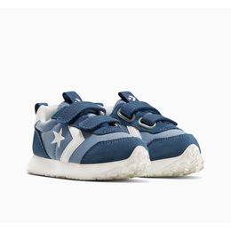 Sneaker Converse "Converse OMEGA TRAINER EASY-ON", Jungen, Gr. 24, blau (yeti breath blau, slacker blau), Leder, Schuhe Sneaker