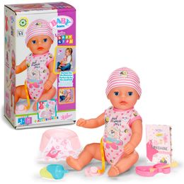 Babypuppe Baby Born "Little Baby Girl, Lena, 36 cm", rosa, Puppen, Baby, Babypuppe, mit 7 Funktionen, Topseller