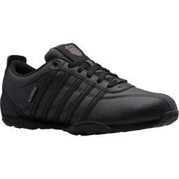 Sneaker K-Swiss "Arvee 1.5", Herren, Gr. 43, schwarz, Leder, unifarben, unifarben mit Farbeinsatz, Schuhe Sneaker