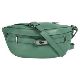 G&uuml;rteltasche Samantha Look, Damen, Gr. B/H/T: 32cm x 13cm x 9cm onesize, gr&uuml;n (mint), Leder, clean, Taschen G&uuml;rteltasche, echt Leder, Made in Italy