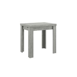 M&auml;usbacher Esstisch M&Auml;USBACHER "Monti", grau (betonoptik), B:80cm H:78cm T:60cm, Tische, Esstisch, BESTSELLER, Tisch, K&uuml;chentisch, Auszugstisch ausziehbar auf 136 cm