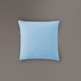 Kissenbezug Irisette "Lumen 8129", blau (meer), B:40cm L:40cm, Interlock-Jersey, Obermaterial: 100% Baumwolle, Kissenbez&uuml;ge, Kissenbezug, hochwertig und traumhaft weich
