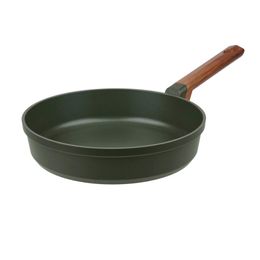 Bratpfanne RESTO KITCHENWARE "Sadr, Universalpfanne langlebig und sp&uuml;lmaschinenfest", gr&uuml;n, H:6cm L:47,7cm &Oslash;:26cm, Pfannen, Bratpfanne, Innere Queenhome-Antihaftbeschichtung f&uuml;r mehr Widerstandsf&auml;higkeit